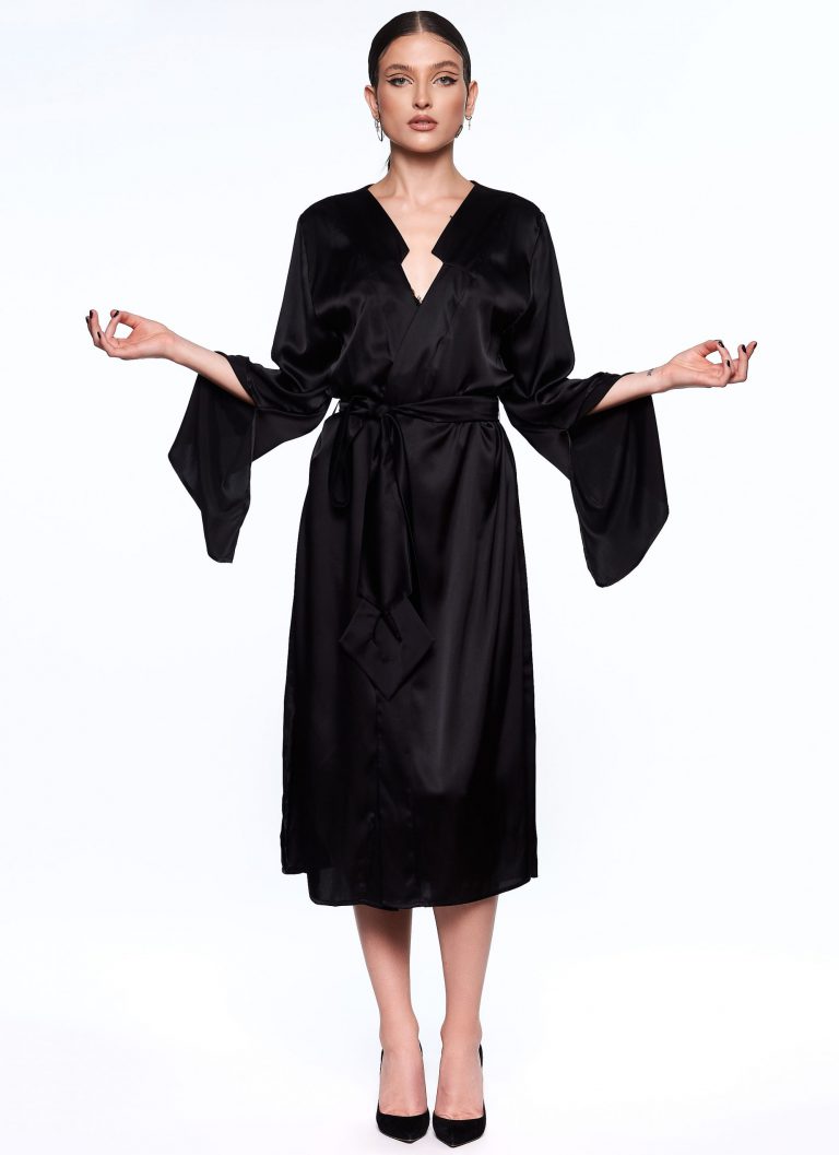 13 Witchy Black Robes for Halloween (and Afterwards Too) | Esty Lingerie