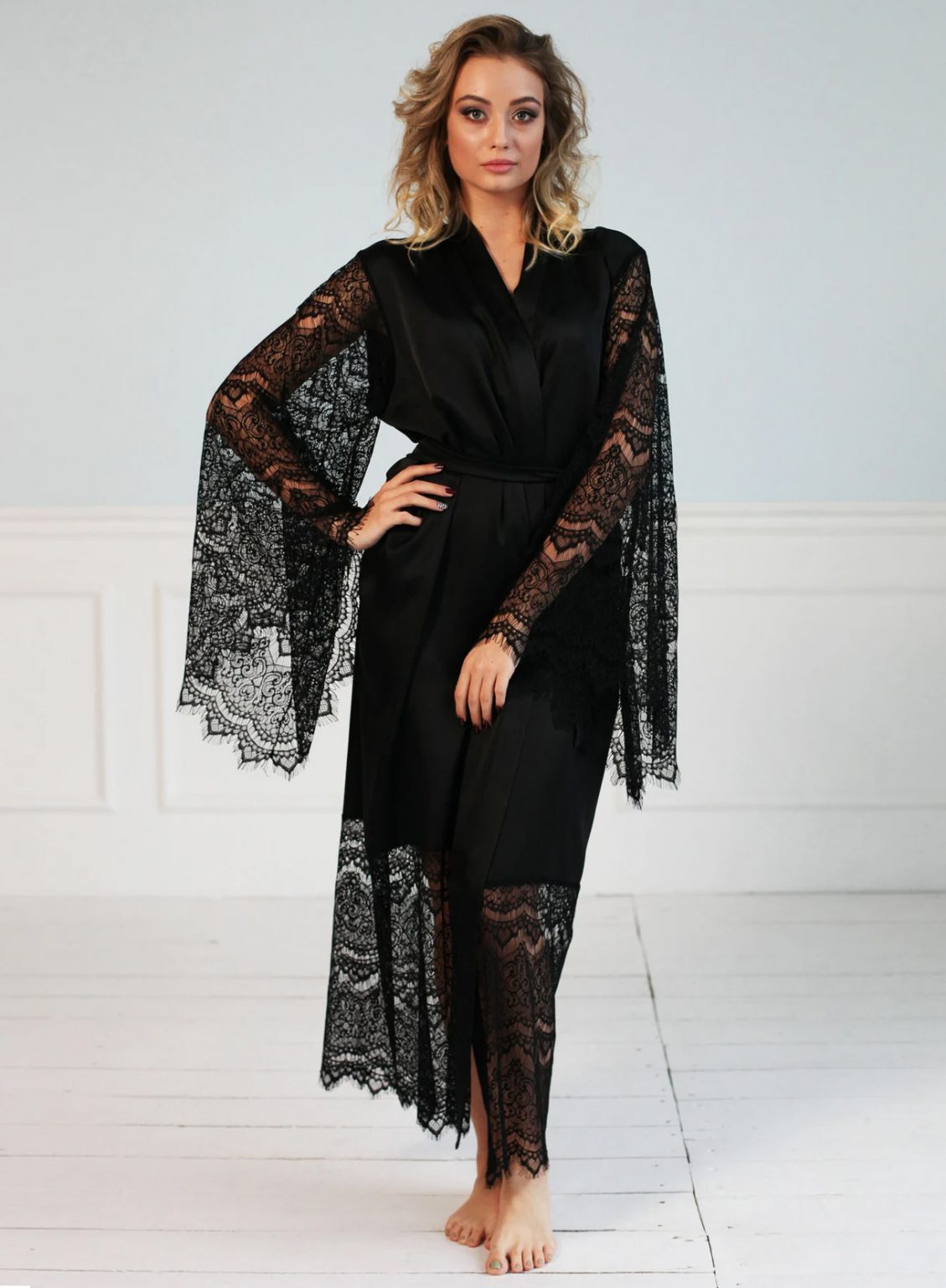 13 Witchy Black Robes for Halloween (and Afterwards Too) | Esty Lingerie