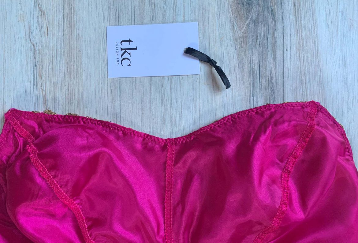 Lingerie Review: TKC Design Inc. Electric Dahlia Bralette Set | Esty Lingerie