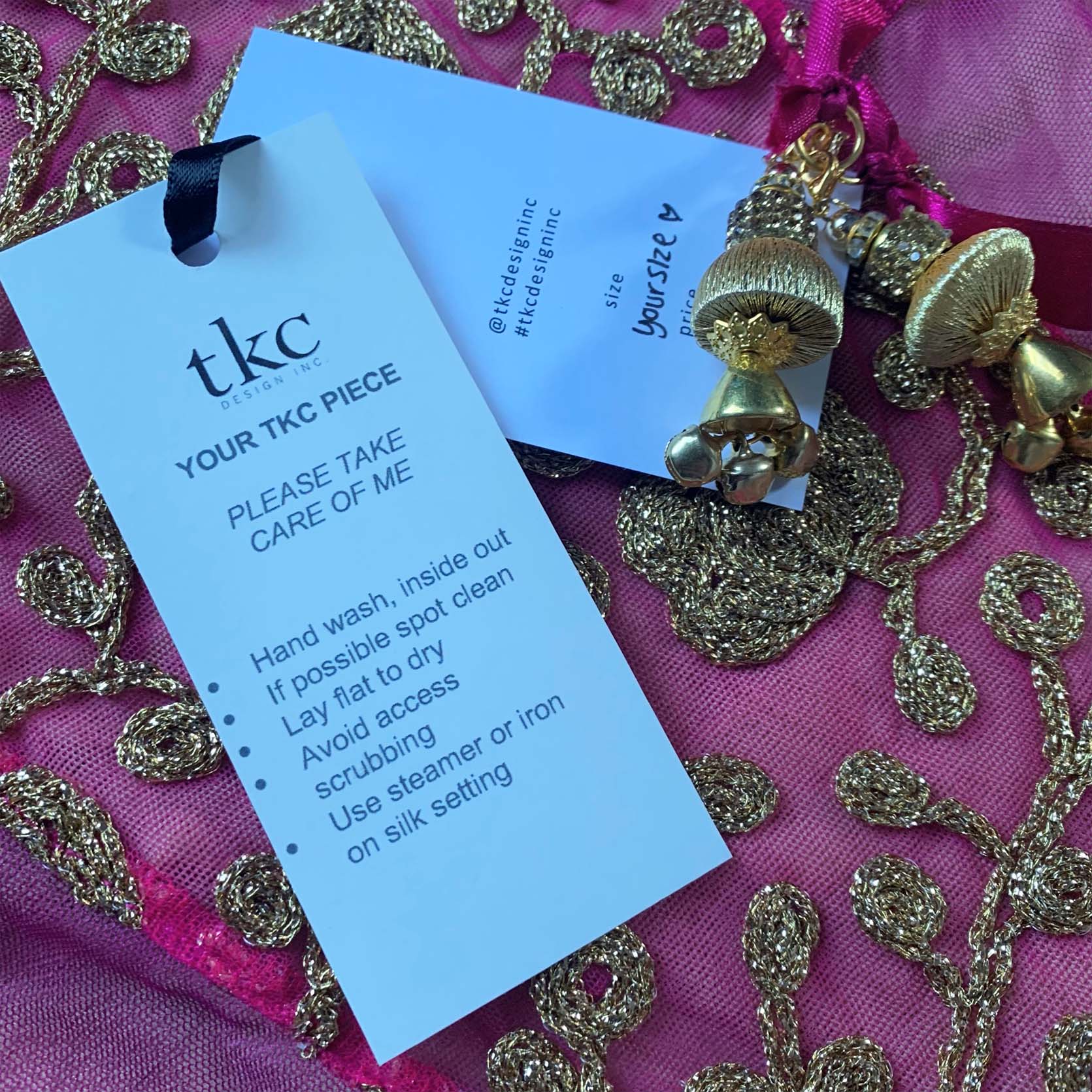 Lingerie Review: TKC Design Inc. Electric Dahlia Bralette Set | Esty Lingerie